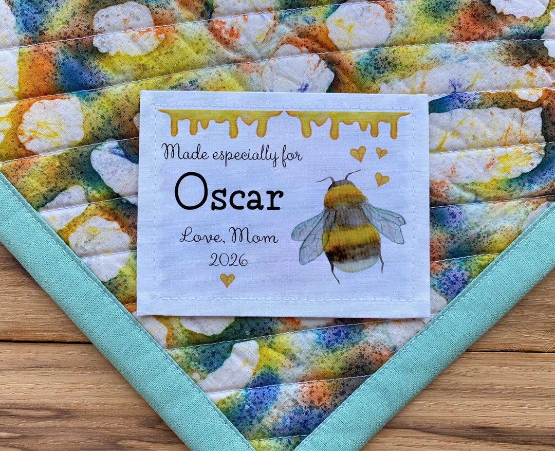 Large Quilt Labels, Sewing Labels, Personalized Quilt Labels, Baby Boy ...