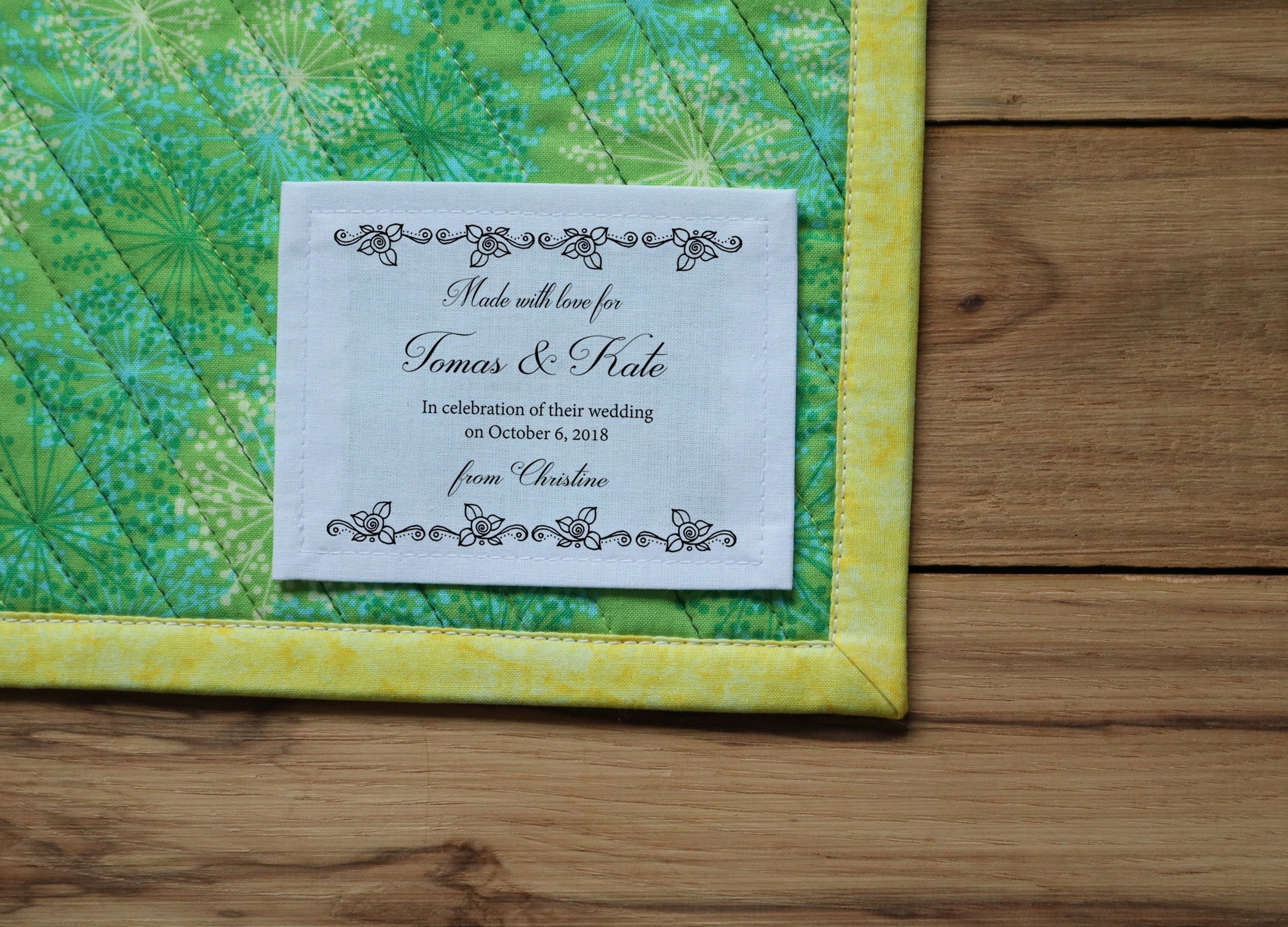 Large Quilt Labels Personalized Sewing Labels Knitting | Etsy