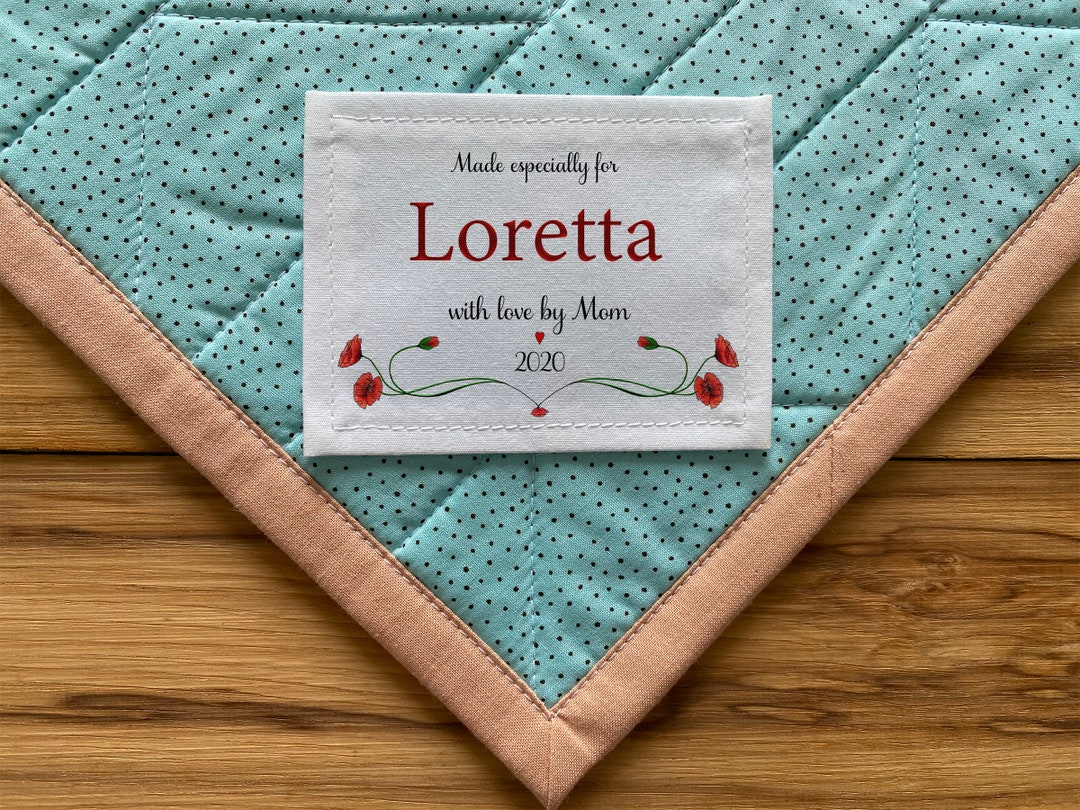 Personalized Sewing Labels Personalized Quilt Labels Custom - Etsy