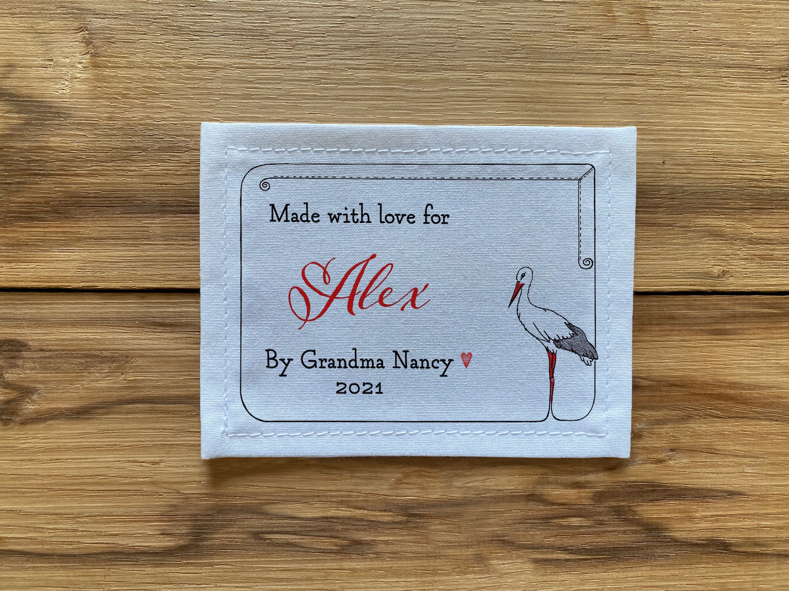 Large Personalized Sewing Labels, Personalized Quilt Labels, Custom ...