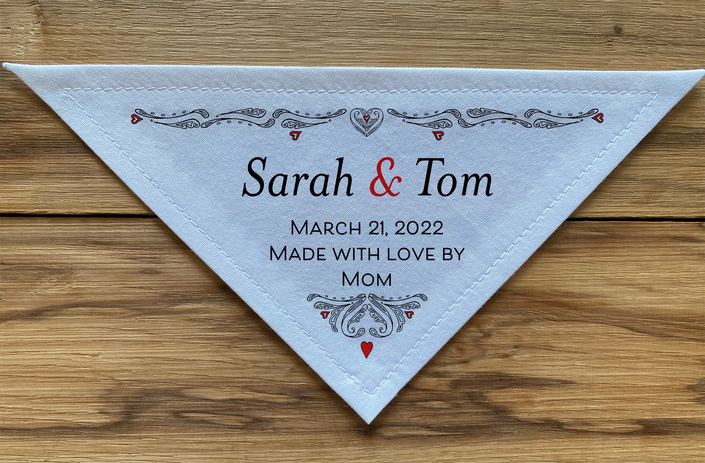 Large Triangle Quilt Label, Personalized Sewing Labels, Personalized ...