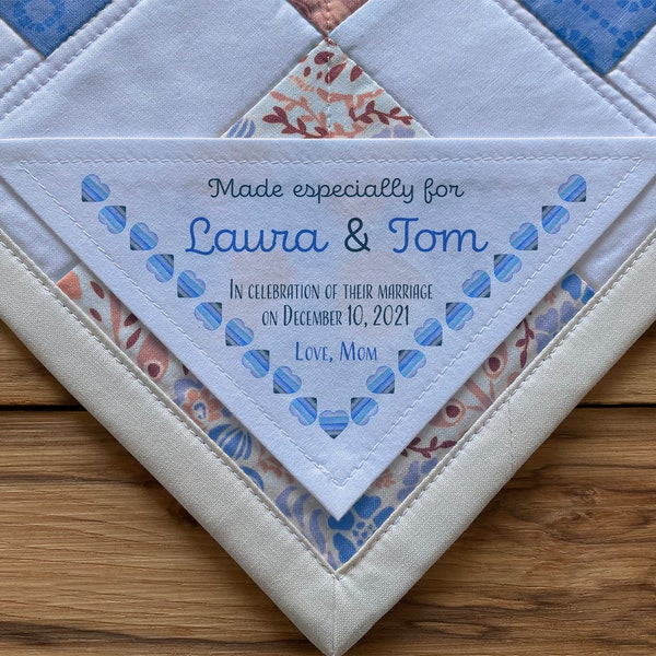 Quilt Labels Personalized - Etsy