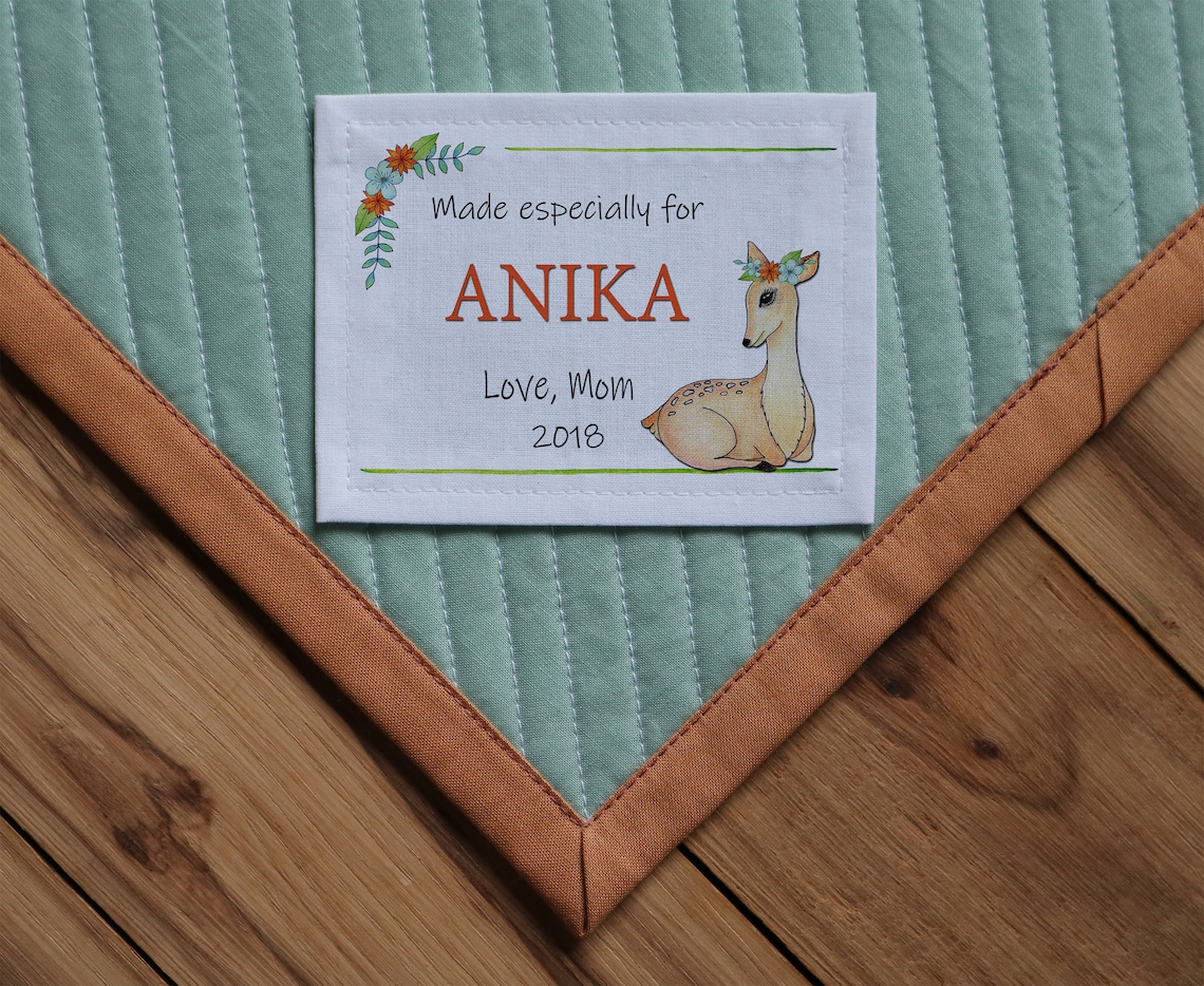 Quilt Labels, Personalized Quilt Labels, Quilt Patch, Custom Labels ...