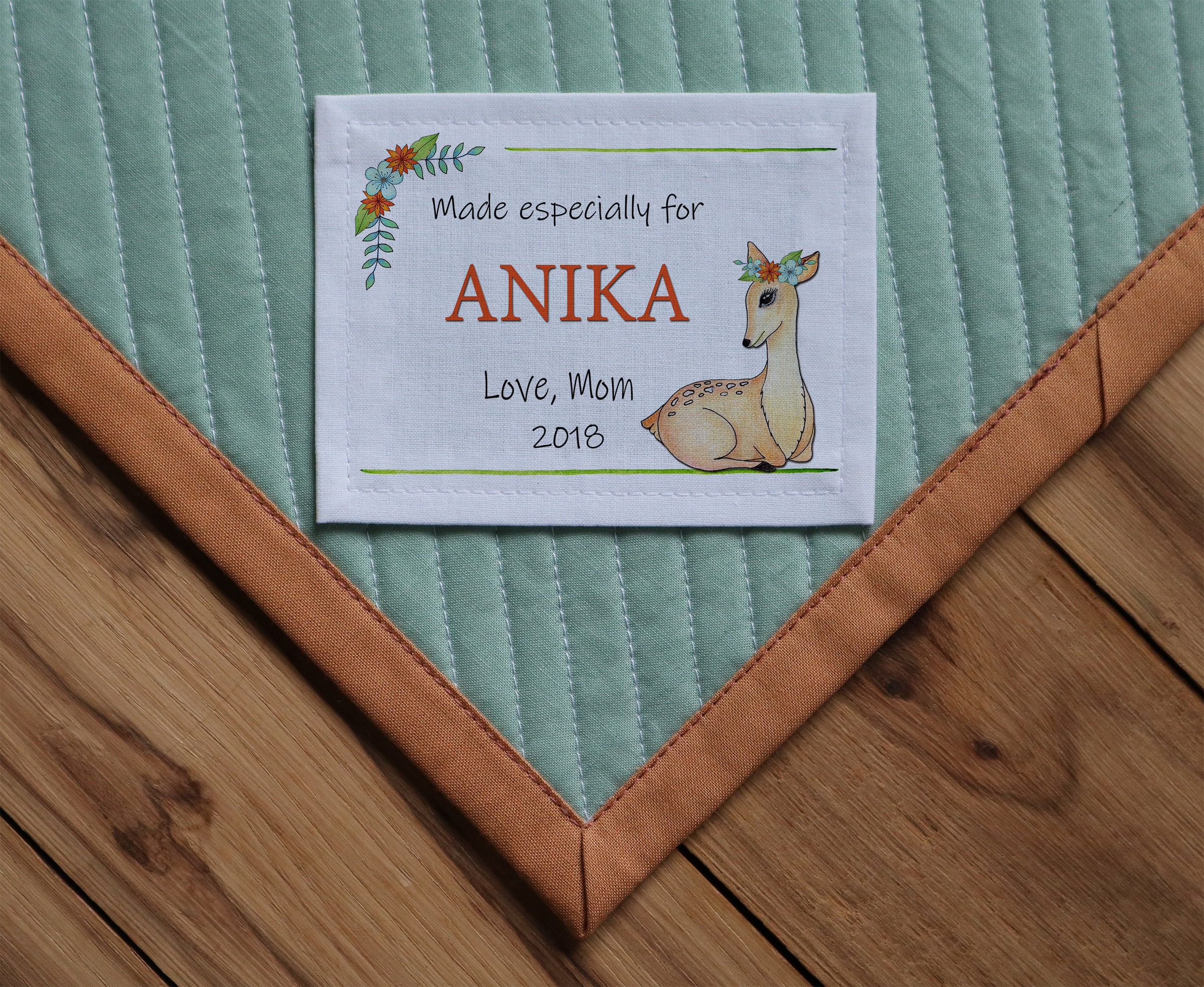 Quilt Labels, Personalized Quilt Labels, Quilt Patch, Custom Labels ...