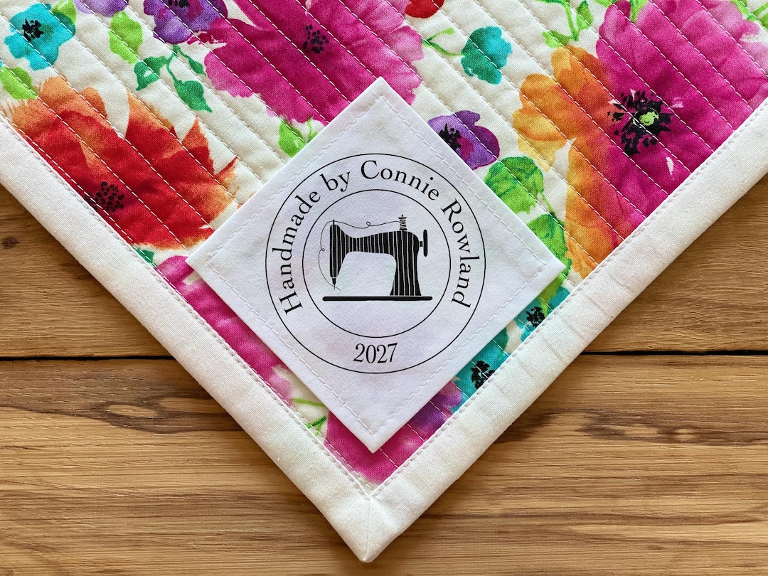 Quilt Labels, Personalized Labels, Handmade Labels, Iron on Quilt ...