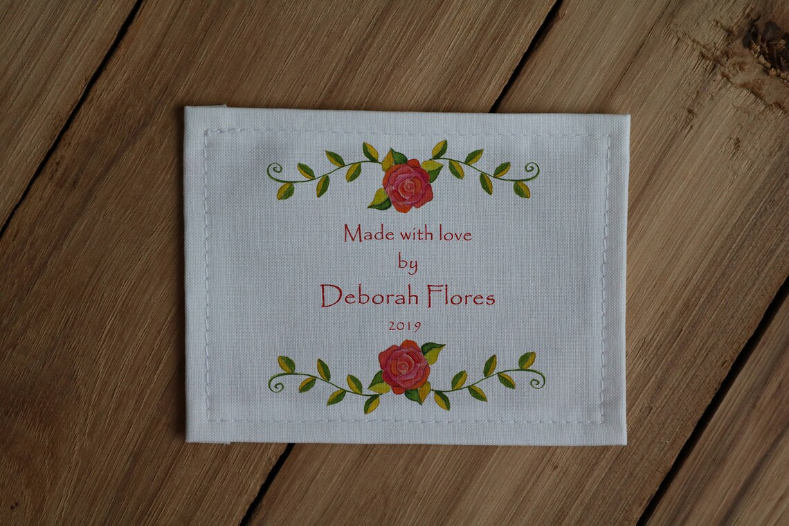Large Personalized Sewing Labels | Personalized Quilt Labels | Custom ...