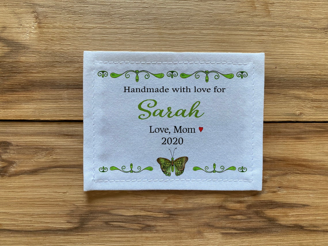 Personalized Sewing Labels, Blanket Labels, Quilt Labels, Custom Fabric ...