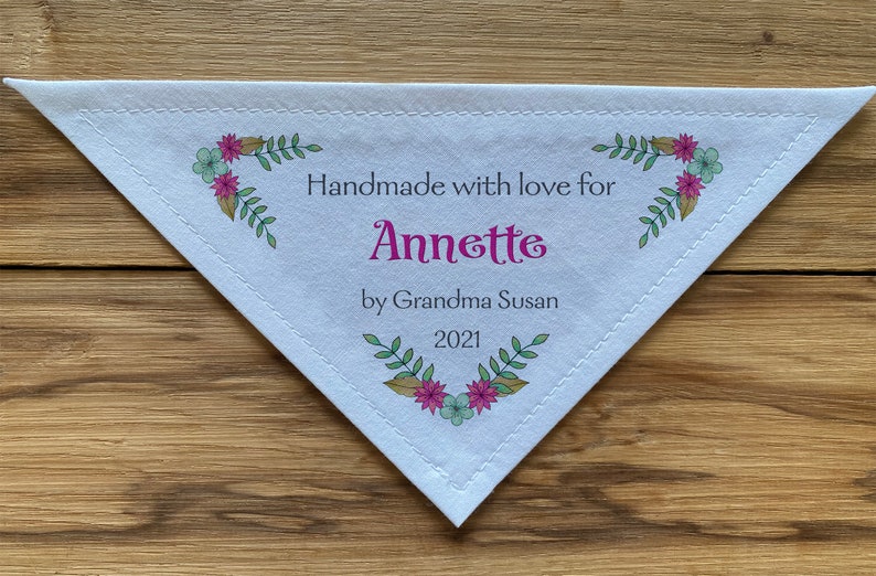 Triangle Label, Personalized Sewing Labels, Personalized Labels ...
