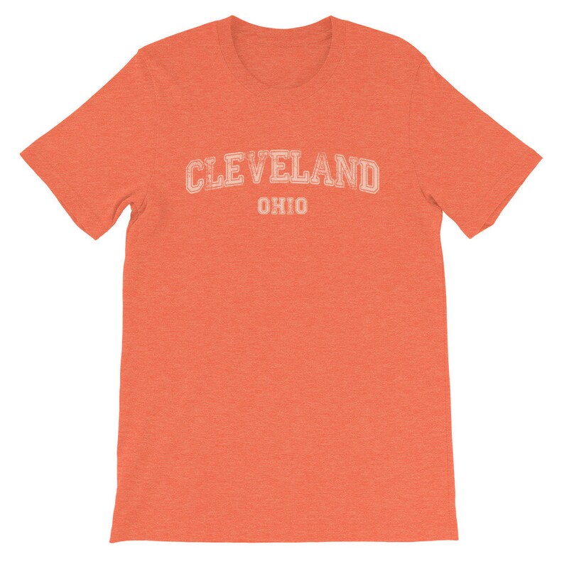Orange CLE Cleveland Ohio Short-sleeve T-shirt - Etsy
