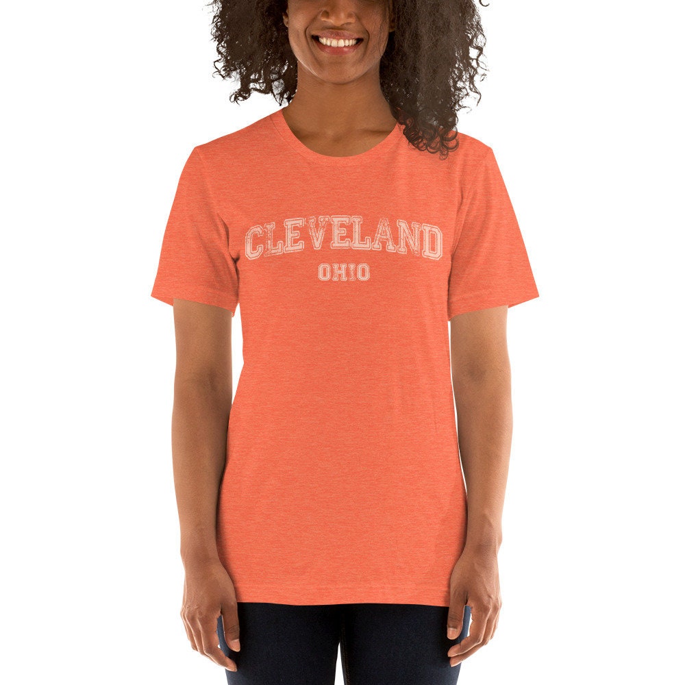 Orange CLE Cleveland Ohio Short-sleeve T-shirt - Etsy