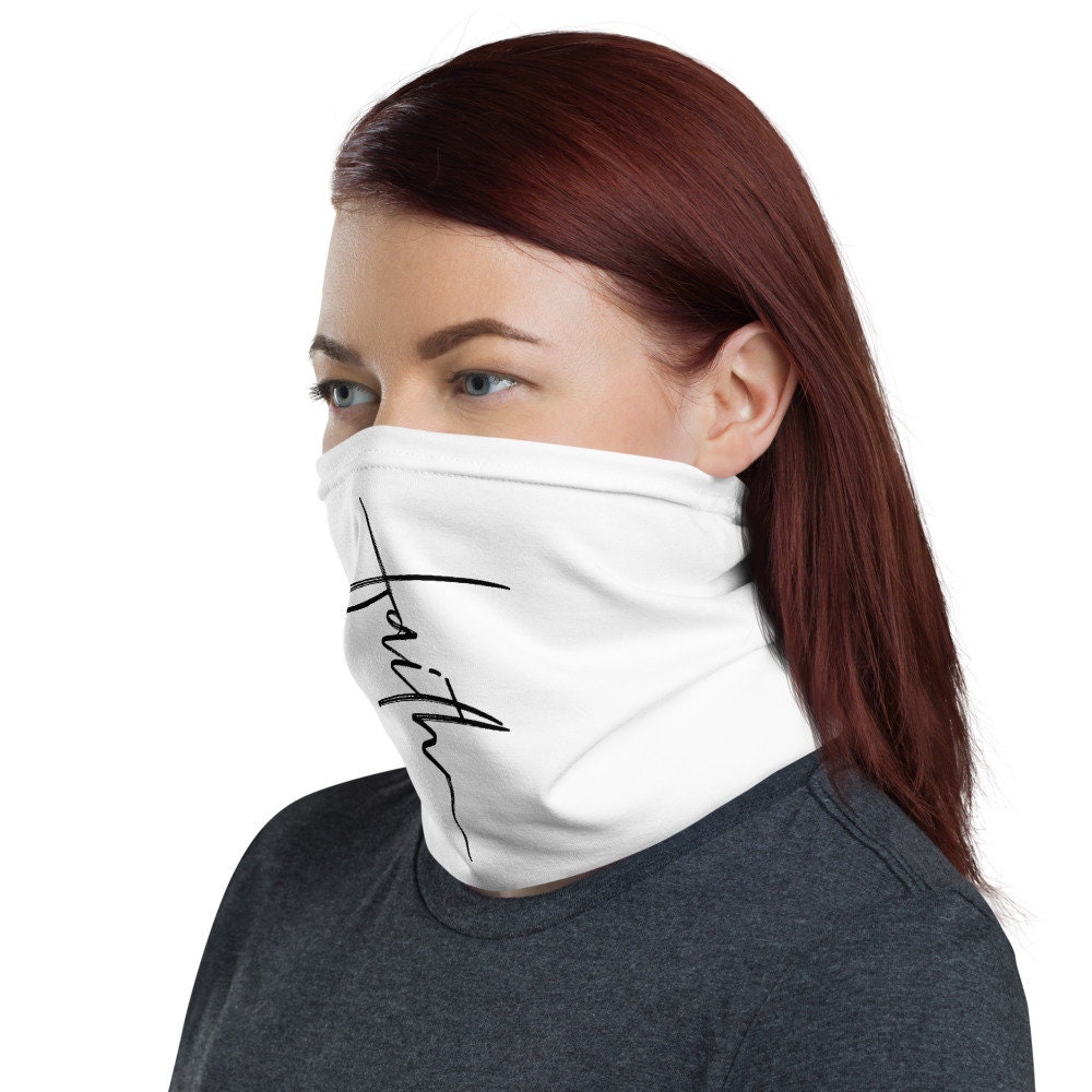 Faith Cross Face Mask Neck Gaiter - Etsy