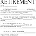 Printable Retirement Wishes Template, Minimalist Retirement Keepsake ...
