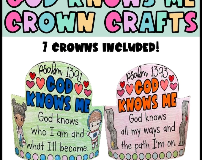 Ten Commandments Coloring Crown Headband, Printable Kids Bible Verse ...