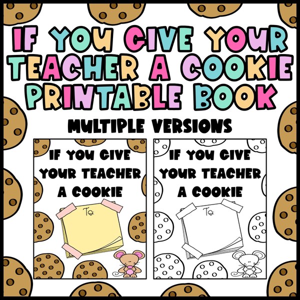 If You Give Your Teacher a Cookie Book Teacher Gift - 60+ Gift Ideas ...