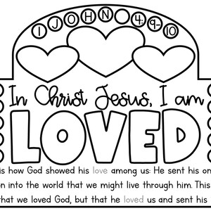 Identity in Christ Headband Crowns, Printable Bible Activity, Kids ...