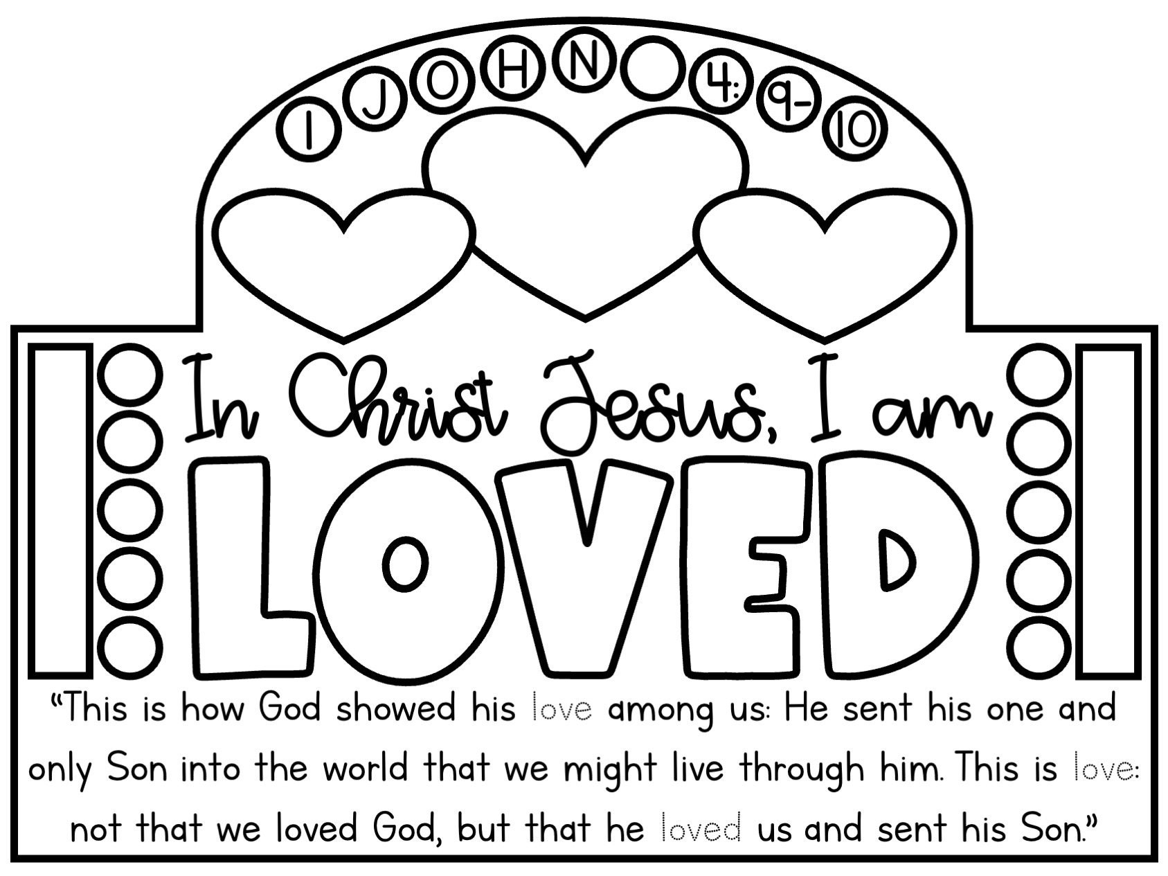 Identity in Christ Headband Crowns, Printable Bible Activity, Kids ...