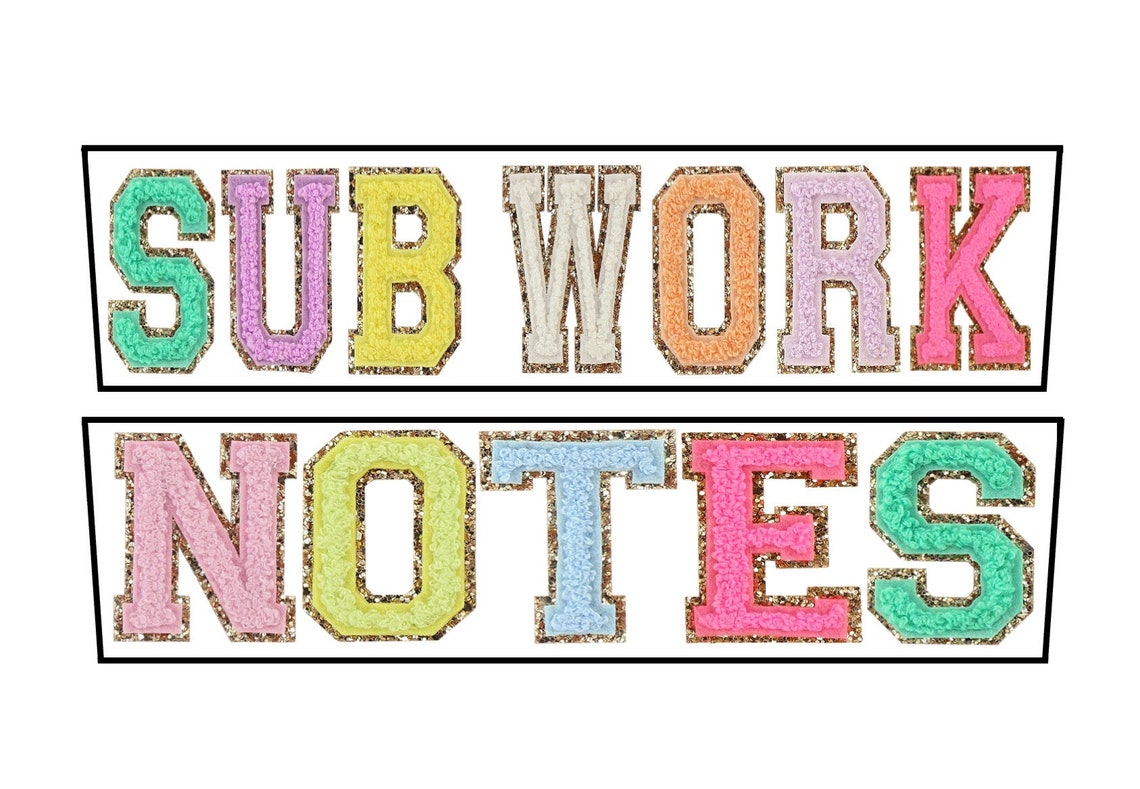 10 Drawer Rolling Cart Labels Varsity Patch Letter Teacher Trolley ...