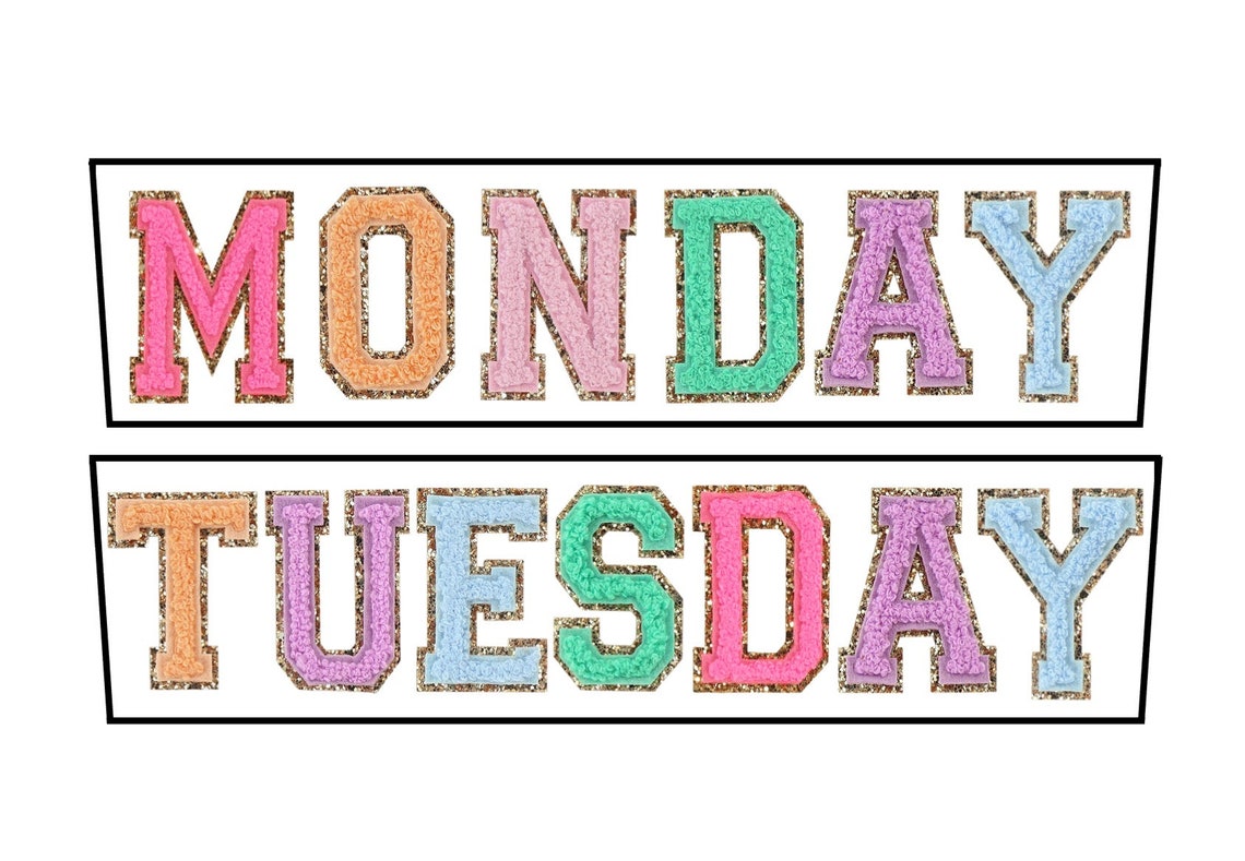 10 Drawer Rolling Cart Labels Varsity Patch Letter Teacher Trolley ...