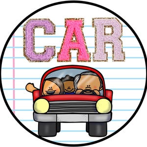 Dismissal Chart for After School Transportation Patch Letter How We Go ...