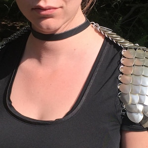 Scale Mail Shoulders - Armor Shoulders - Scale Mail Pauldrons - Scale ...