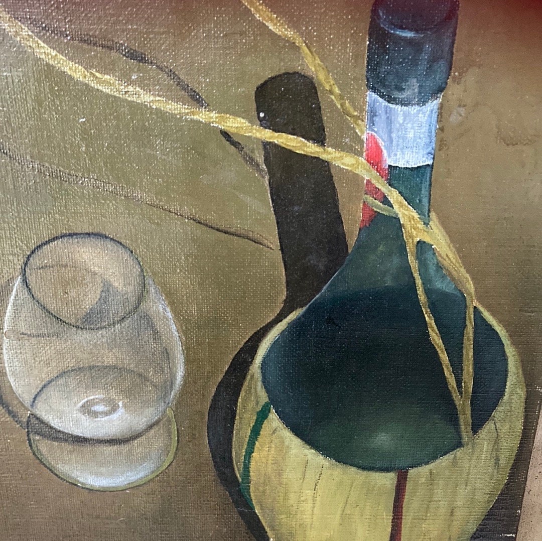 French Oil Painting on Canvas. Brandy - Etsy