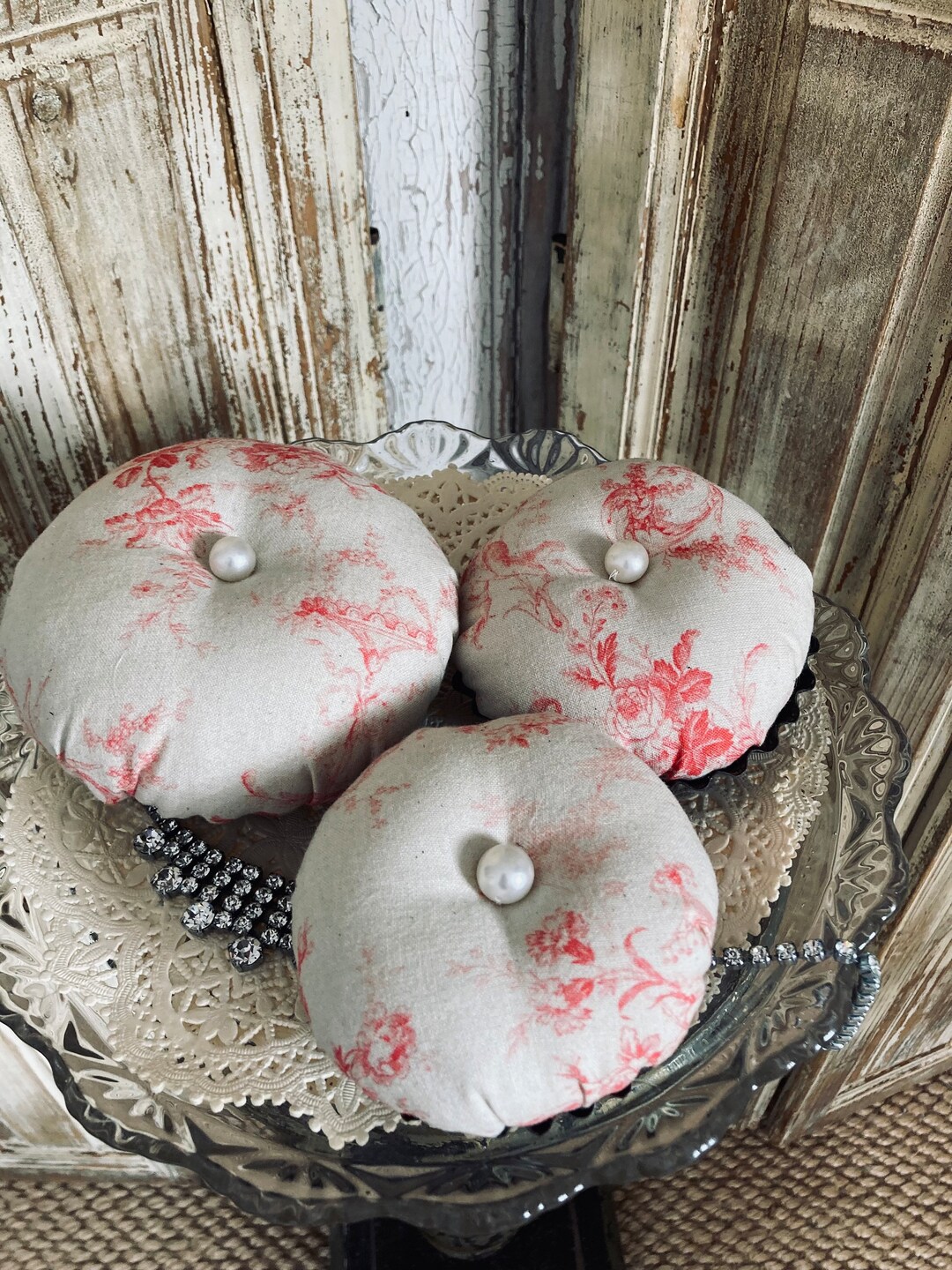 A Trio of Cakes Made With Antique French Textiles. - Etsy