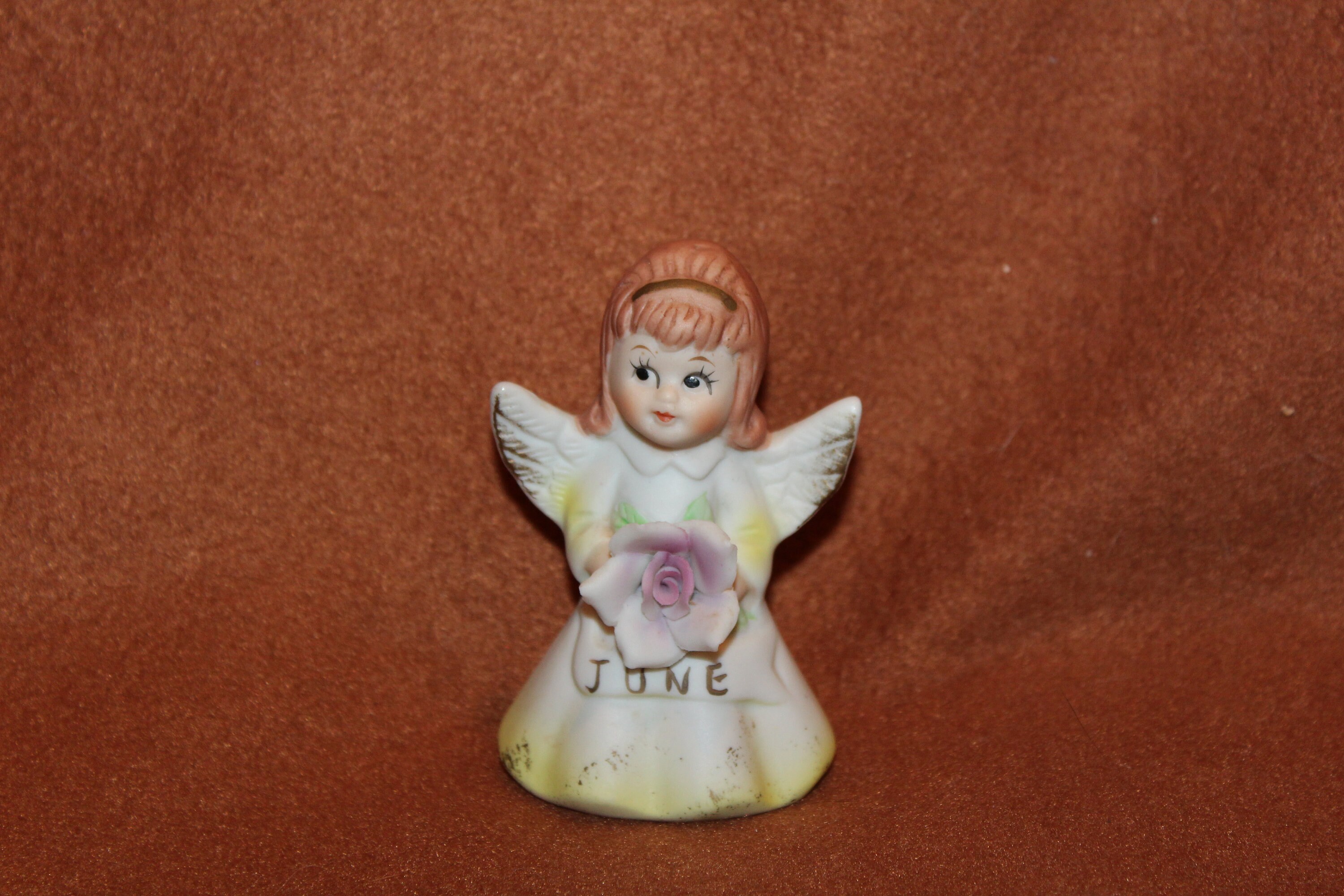 Vintage Porcelain June Angel Figurine - Etsy