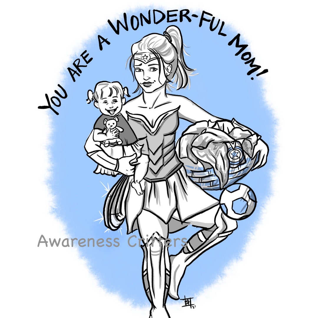 You Are a Wonder-ful Mom! - Etsy