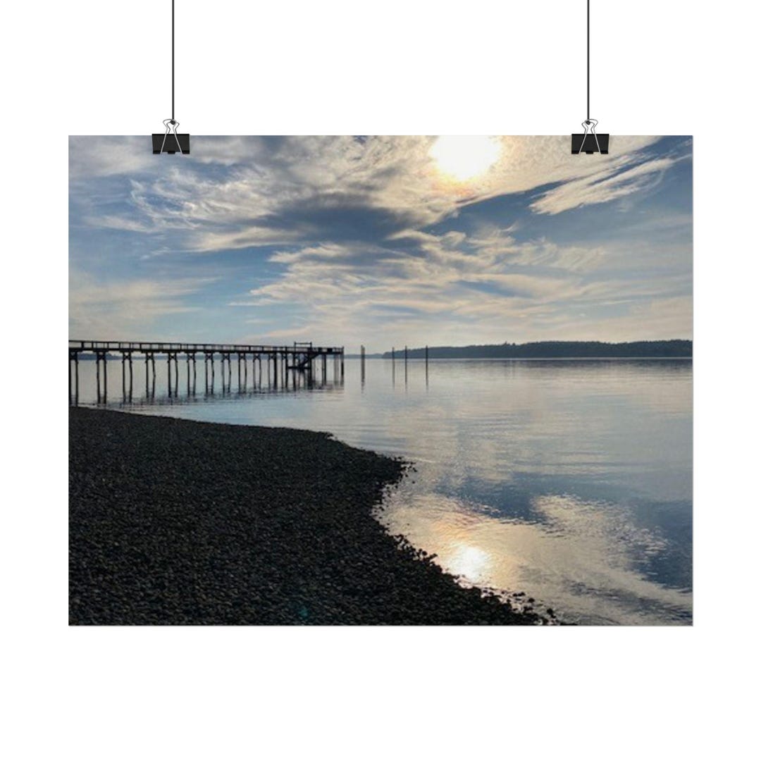Serene Landscape Rolled Posters, Wall Art for Home Decor, Beach Vibes ...
