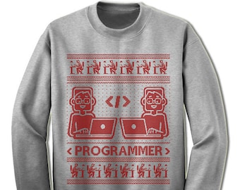 Programmer Ugly Christmas Sweater | Etsy