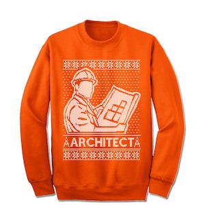 Architect Ugly Christmas Sweater Gift for Builder Ugly Sweater Jumper ...