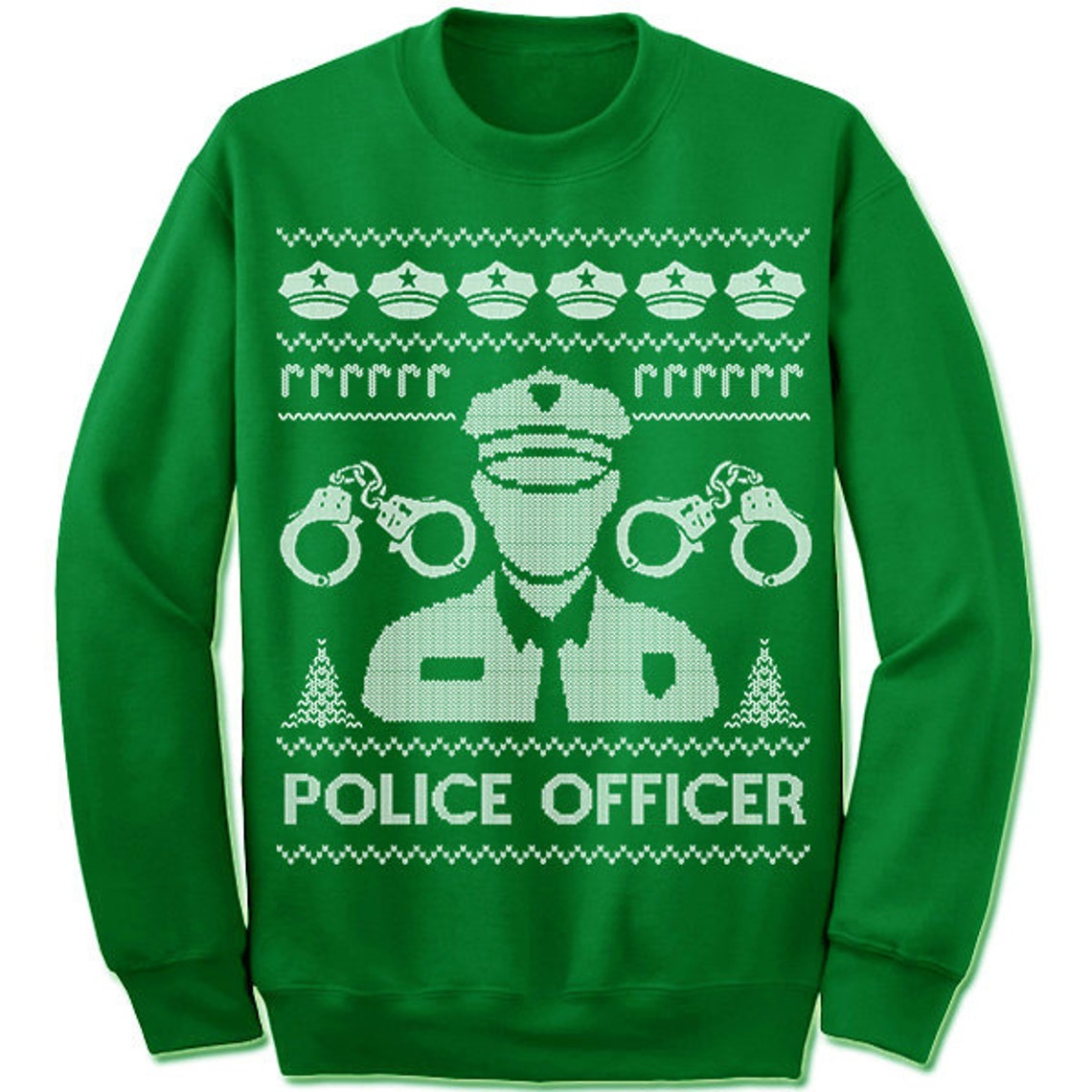 Police Officer Christmas Ugly Sweater. Police Department - Etsy