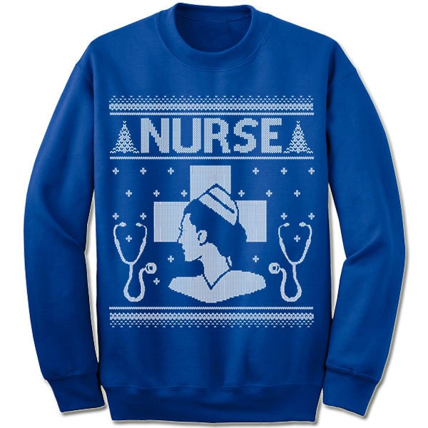 Nurse Christmas 'ugly' Sweater: Medical Holiday Pullover - Etsy