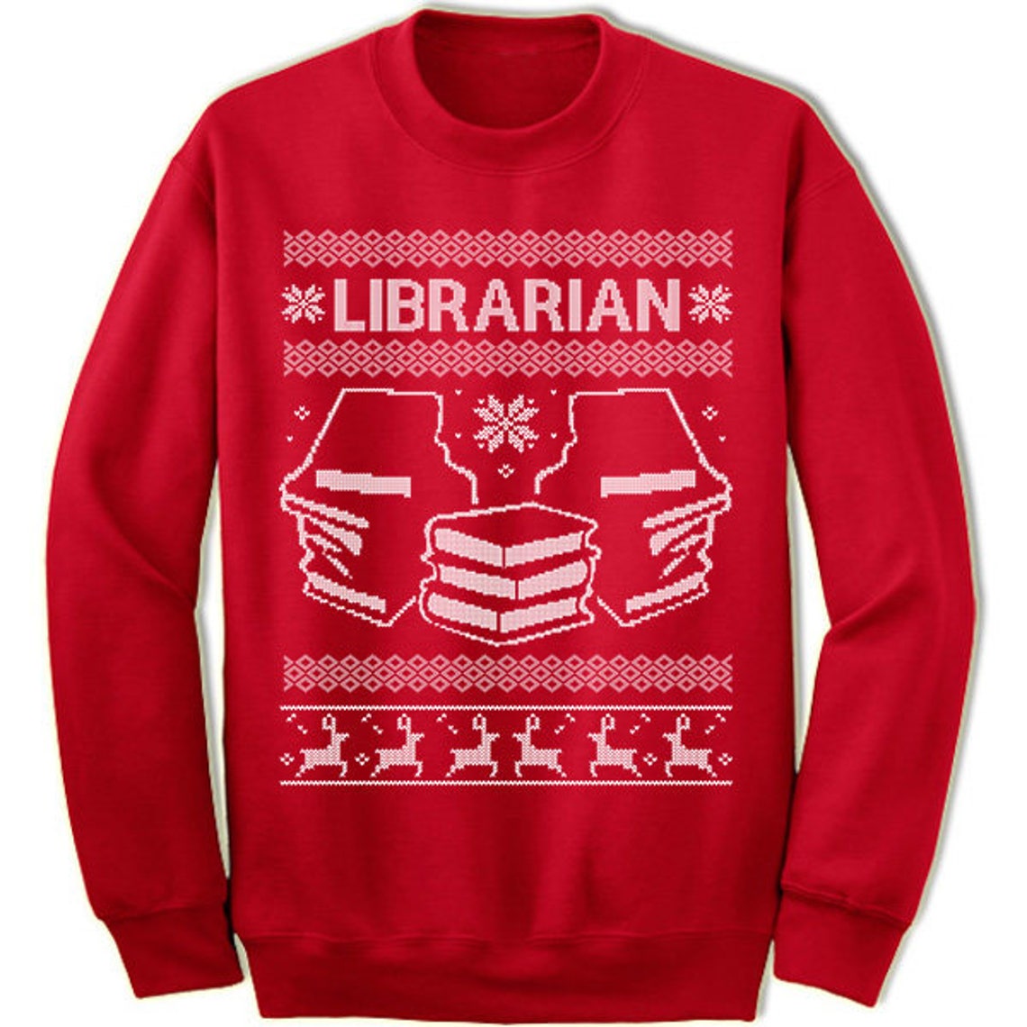 Librarian Ugly Christmas Sweater. Gift. Library Ugly | Etsy