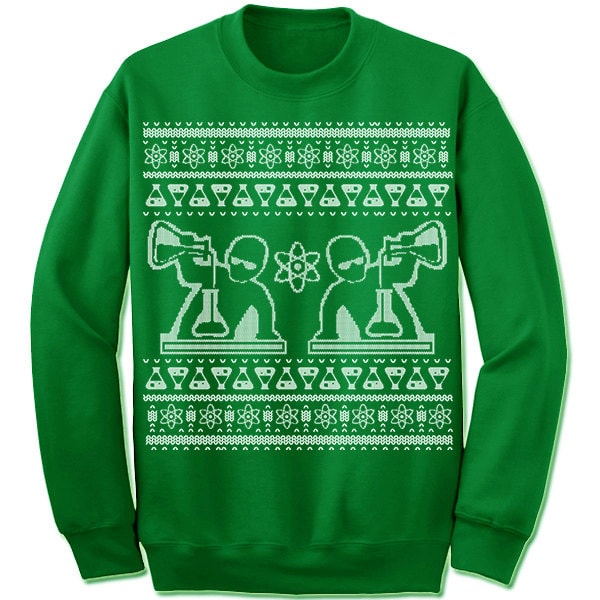 Science Ugly Sweater. Gift for Scientist. Merry Christmas. Christmas ...