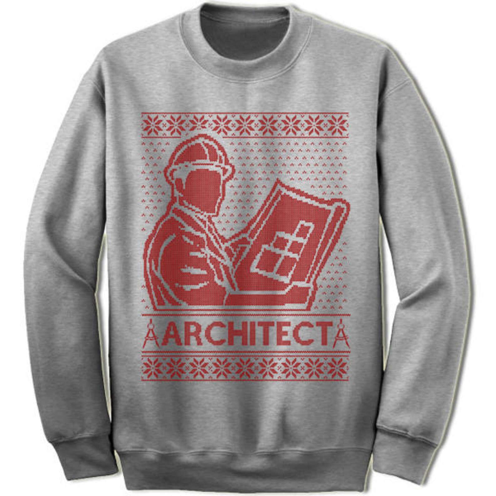 Architect Ugly Christmas Sweater. Gift. Builder Ugly Sweater. - Etsy
