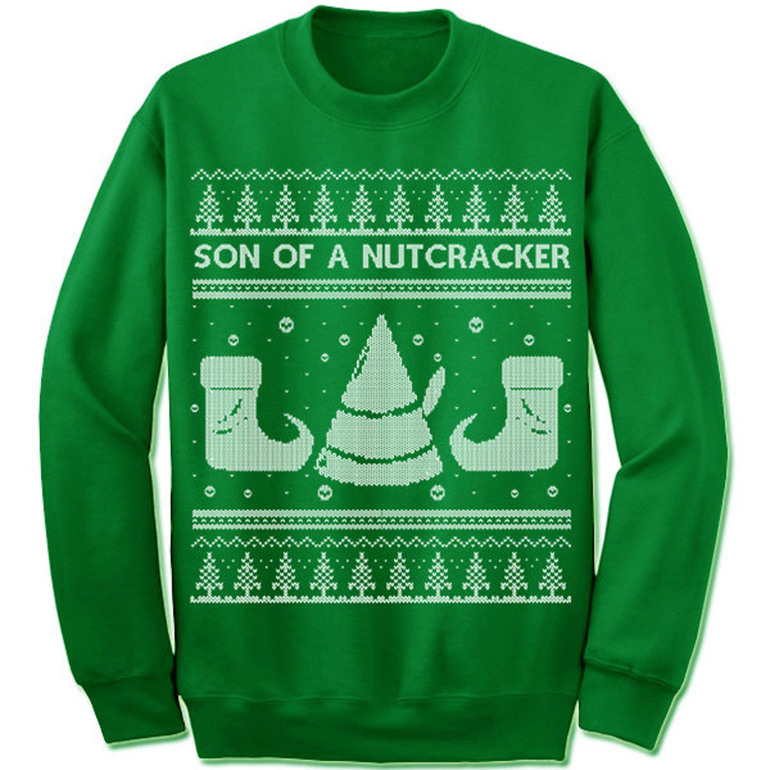 Son of A Nutcracker Ugly Christmas Sweater. Elf. Buddy. Funny Christmas ...
