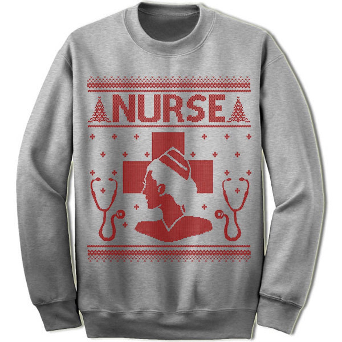 Nurse Christmas 'ugly' Sweater: Medical Holiday Pullover - Etsy