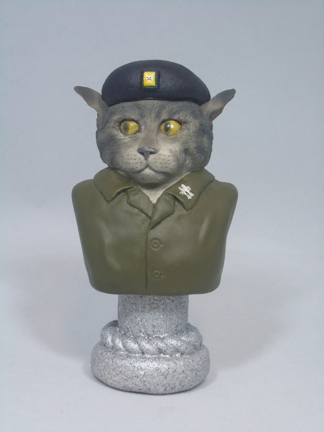 General Cat No. 1(cat Figurine) - Etsy