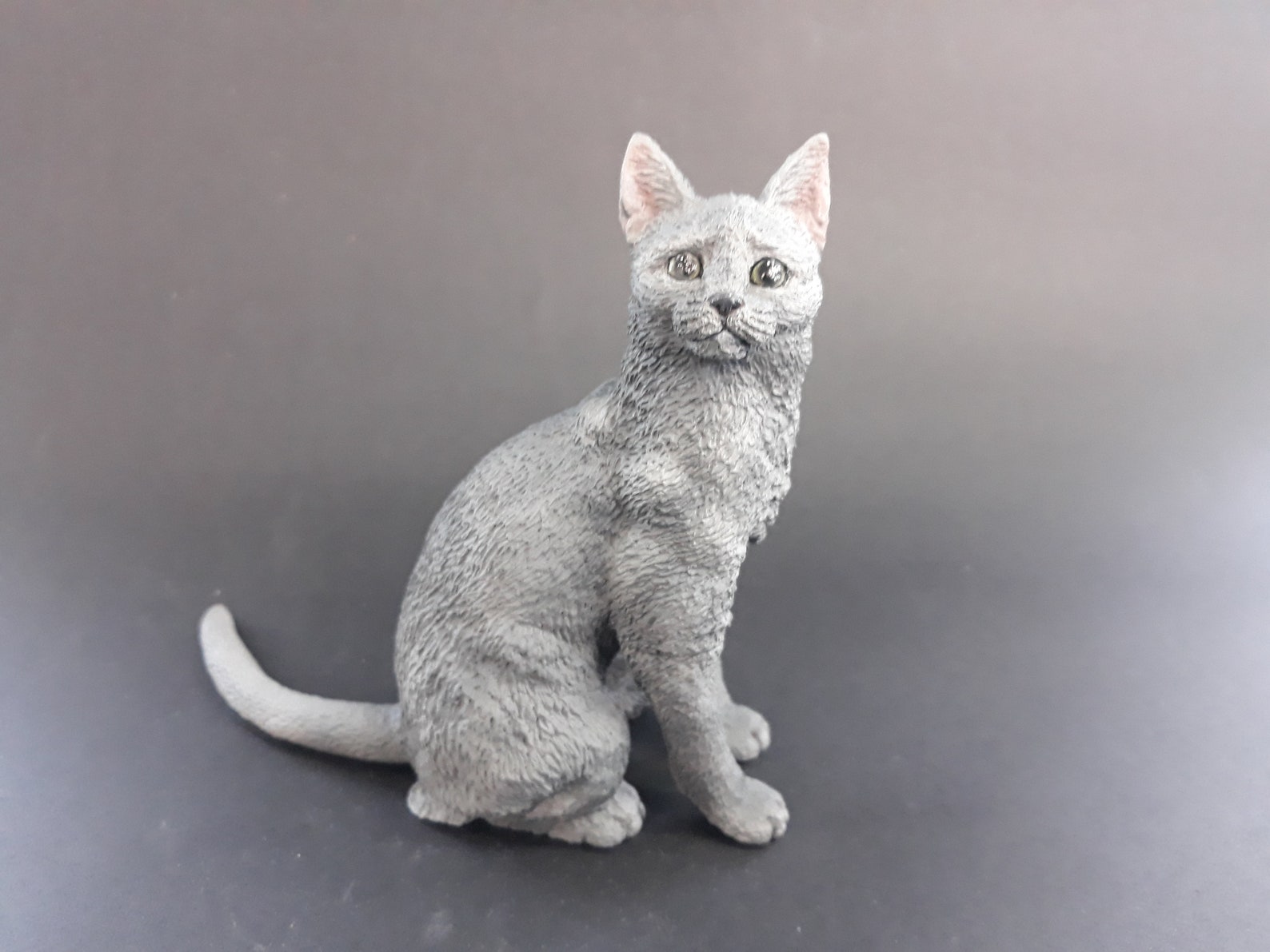 Russisanblue Cat Figurine No.2 - Etsy