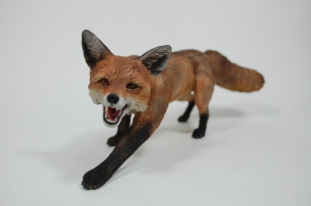 Redfox Figurine - Etsy