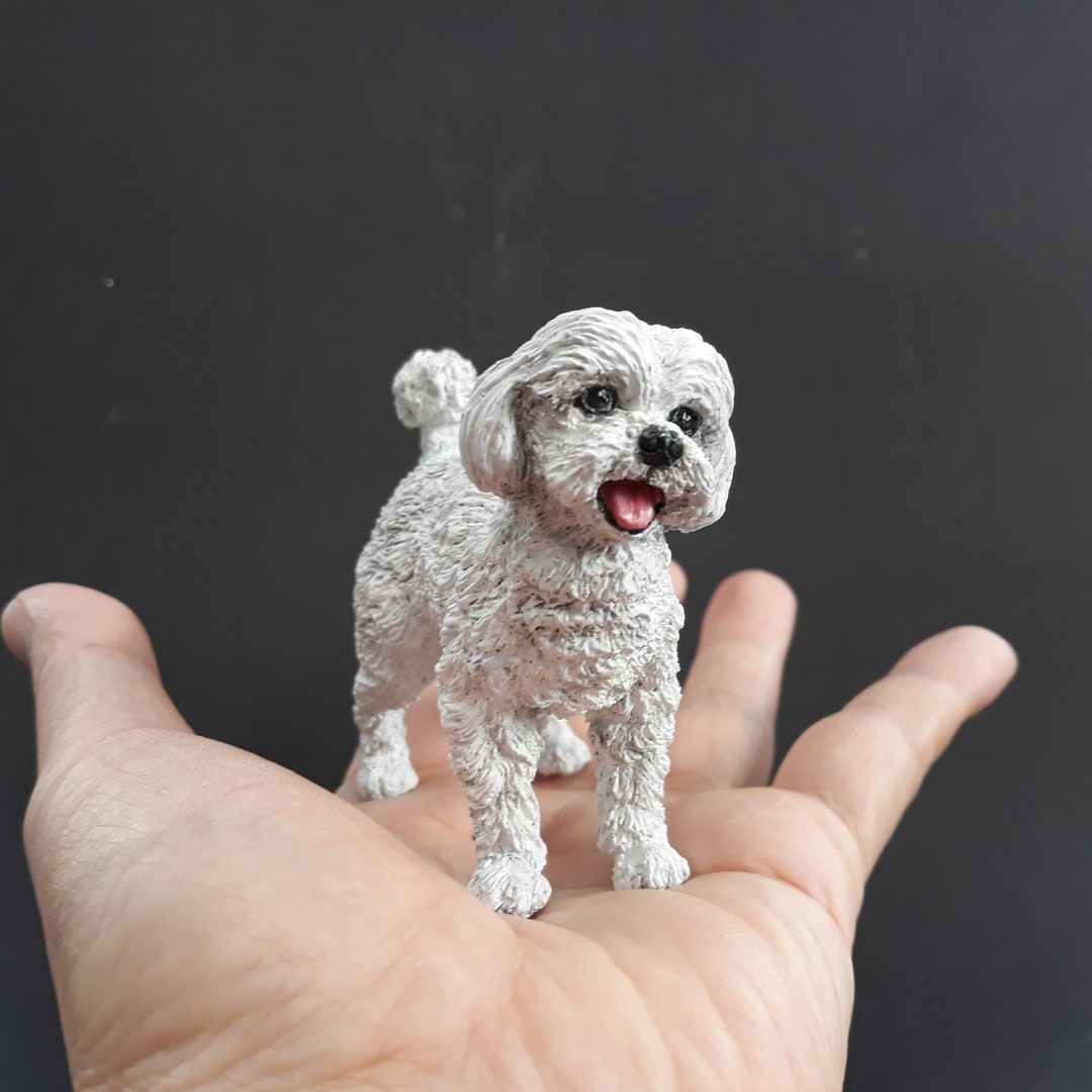 Maltese Dog Figurine No.5 - Etsy