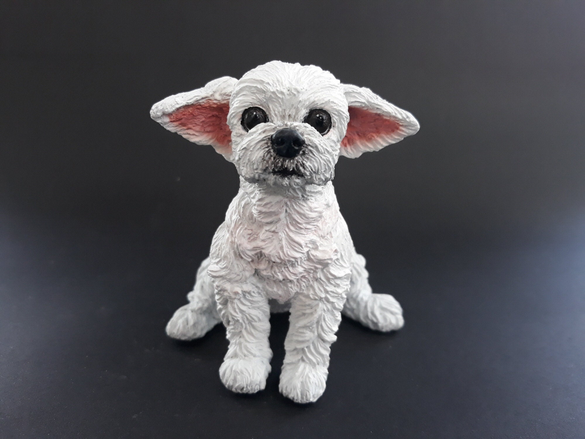 Maltese Dog Figurine N0.3 | Etsy