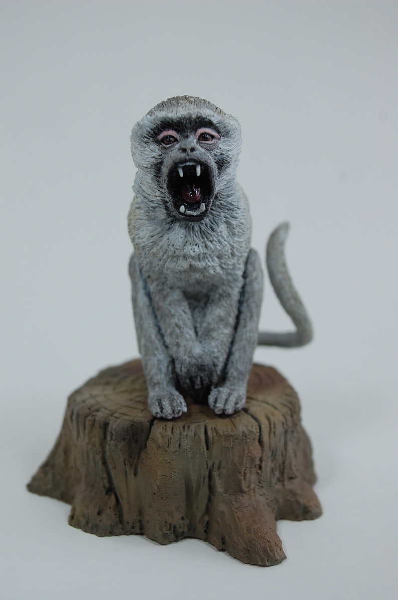 Vervet Monkey Figurine | Etsy