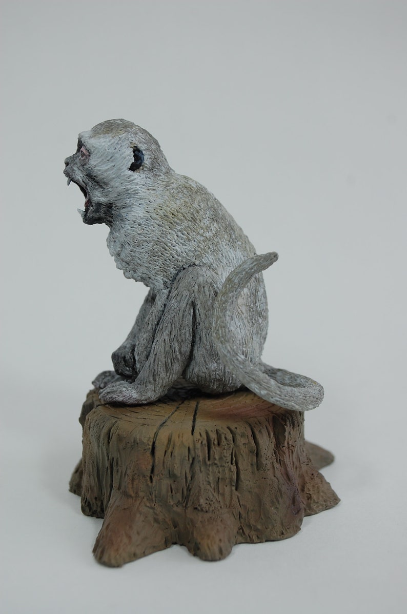 Vervet Monkey Figurine | Etsy