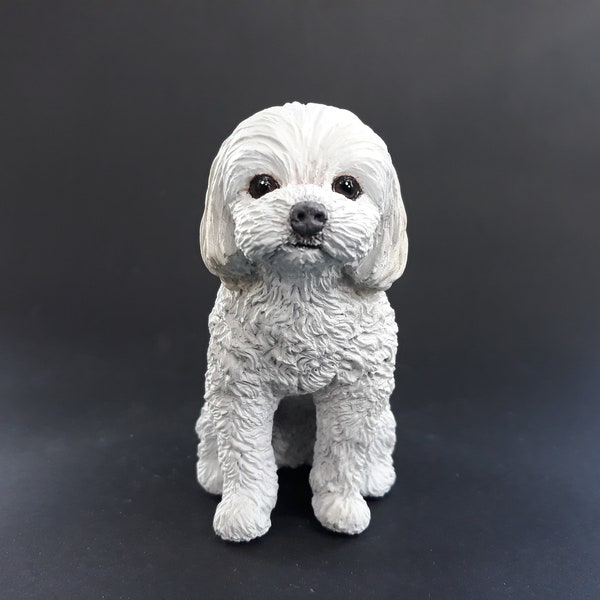 Maltese Dog Statue - Etsy