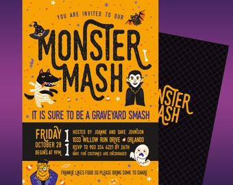 Monster Mash Party | Etsy