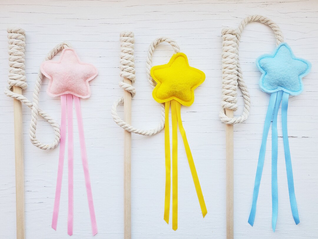 Cat Teaser Wand Cat Toy Star Cat Toys Wand Cute Cat Toys - Etsy