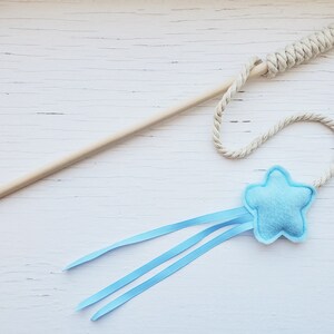 Cat Teaser Wand Cat Toy Star Cat Toys Wand Cute Cat Toys | Etsy