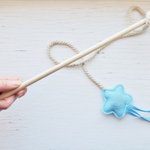Cat Teaser Wand Cat Toy Star Cat Toys Wand Cute Cat Toys | Etsy